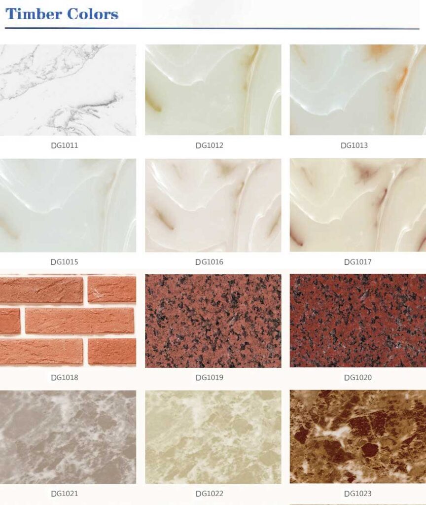 ACP Panels color chart- Aluminum Composite Panel Supplier